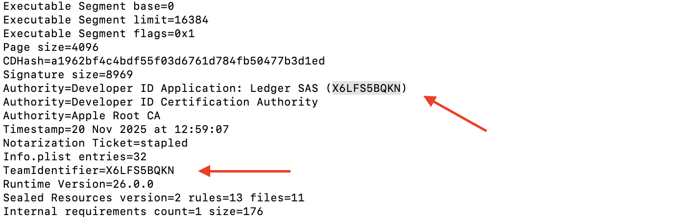 How to verify the authenticity of Ledger Wallet™ (formerly Ledger Live)?
